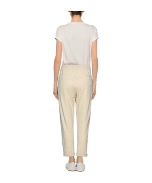 Brunello Cucinelli Two-tone Knitted Jogger Pants