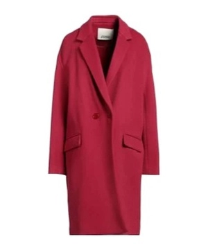 Isabel Marant Étoile Plain Colour Coats - Red