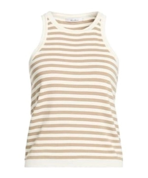 Max Mara Striped Racerback Tank Top
