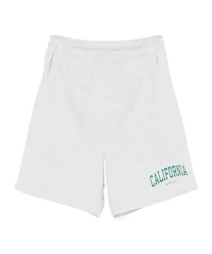 SPORTY  RICH Cotton-blend Shorts With Graphic Print