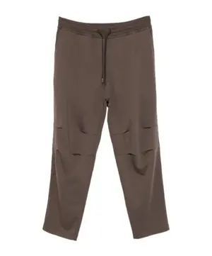 Brunello Cucinelli Pleated Track Pants - Brown