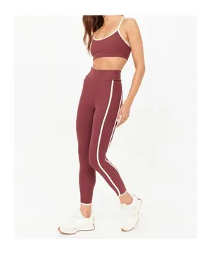 The Upside Samara Bowie Contrast Trim Sports Bra