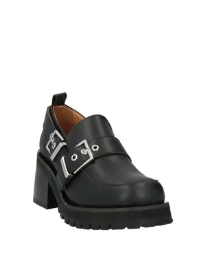 GANNI Round-toe Block-heel Loafers
