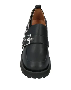 GANNI Round-toe Block-heel Loafers