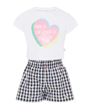 BILLIEBLUSH Heart-print Shorts Set