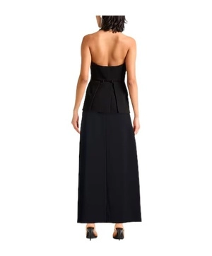 Max Mara Flared Jersey Maxi Skirt With Slit Pockets