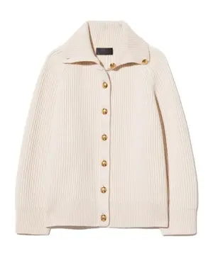 NILI LOTAN Deryl Cashmere Cardigan - Nude