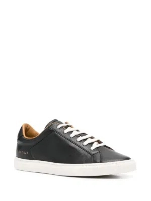 COMMON PROJECTS Leather Lace-up Sneakers - Black