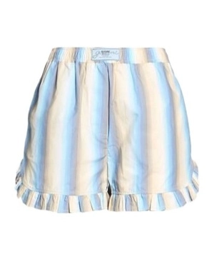 GANNI Vertical Stripe Casual Shorts