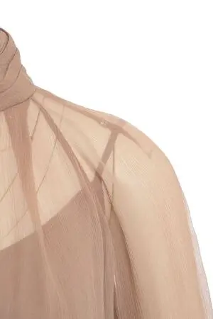 Staud High-neck Mini Dress