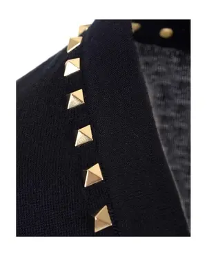 Valentino Garavani Rockstud Knit Cardigan