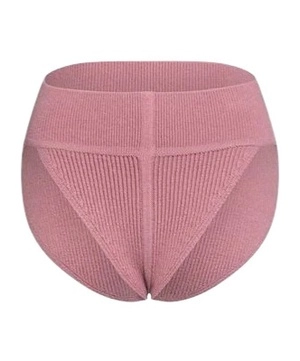 Rick Owens High-waisted Ribbed Knit Briefs - Pink