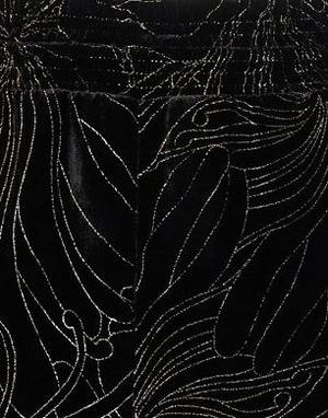 Chloé Velvet Jogger Pants With Gold Piping