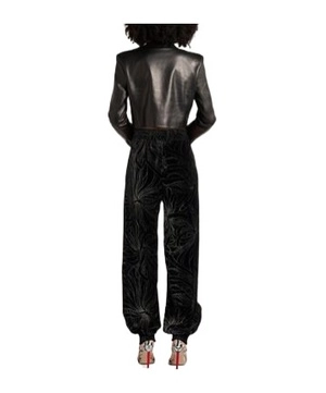 Chloé Velvet Jogger Pants With Gold Piping