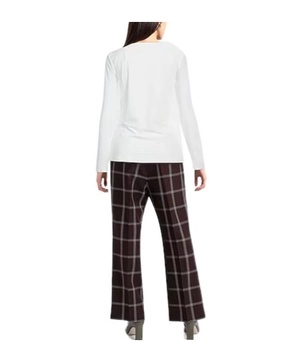 Sportmax Crew Neck Long Sleeve T-shirt - White