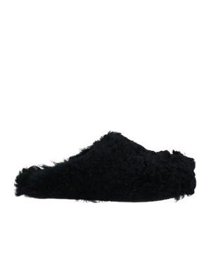 Marni Plain Colour Mules - Black