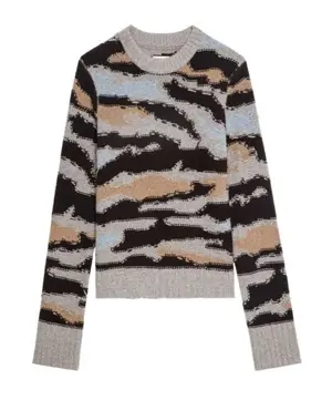 Zadig&Voltaire Malty" Patterned Crew-neck Sweater