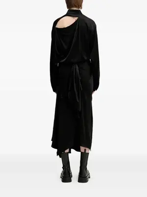 Ottolinger Ruffled Satin Dress