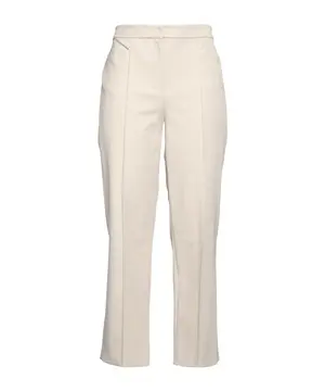 Max Mara Solid-color Straight-leg Pants - Nude
