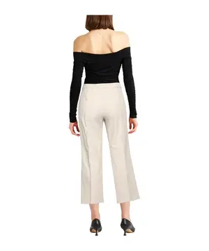 Max Mara Solid-color Straight-leg Pants