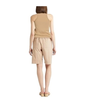 Max Mara Crew-neck Racerback Ribbed Tank Top