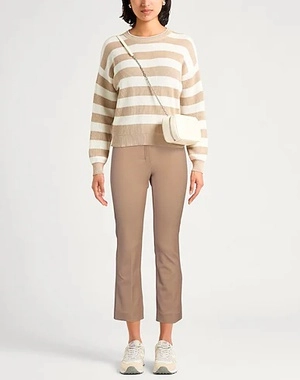 Max Mara Simple Bootcut Pants - Nude