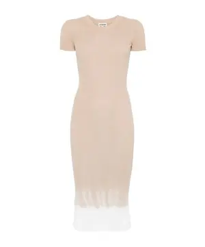 Staud Colleen Midi Dress - Nude