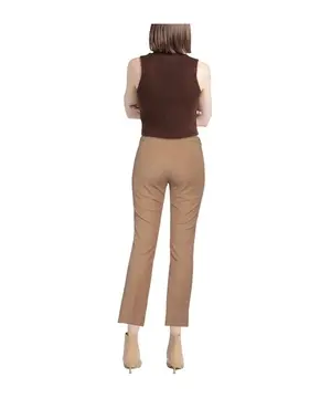 Max Mara Straight-leg Velvet Trousers - Brown