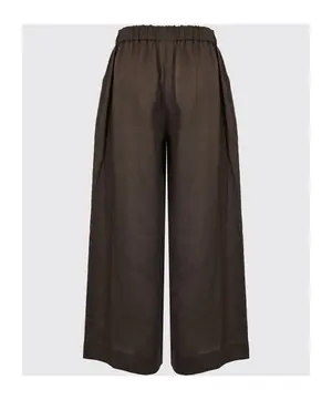 Max Mara Elastic Waist Casual Pants - Brown