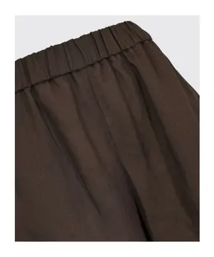 Max Mara Elastic Waist Casual Pants - Brown