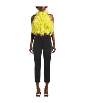 Max Mara Solid-color Straight-leg Pants