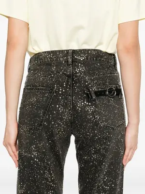 Coperni Crystal-embellished Boyfriend Jeans