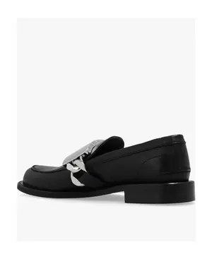 J.W.ANDERSON Logo-engraved Leather Loafers