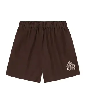 SPORTY  RICH Sporty & Rich Hw Crest Shorts - Black