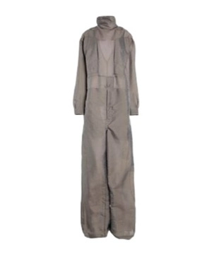 Rick Owens Organza High-neck Top - Gray