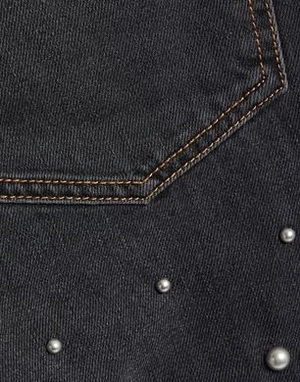Isabel Marant Étoile Embellished Straight-leg Cropped Jeans