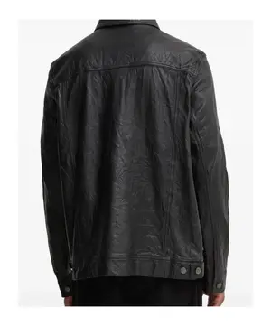 Zadig&Voltaire Leather Button-fastening Jacket