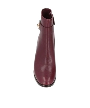 Tory Burch Round-toe Block-heel Boots - Red