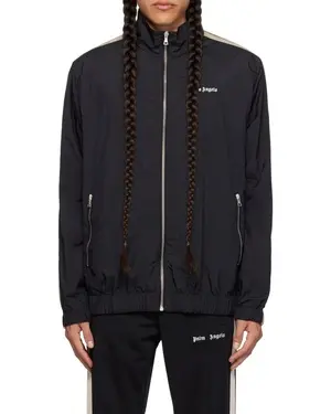 Palm Angels Logo Detailed Zipped Track Jacket