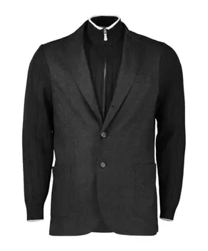 Eleventy Bimetric Bib Blazer