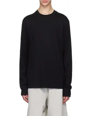 JIL SANDER Logo Printed Long-sleeved T-shirt