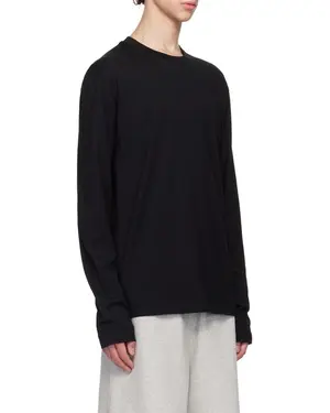 JIL SANDER Logo Printed Long-sleeved T-shirt