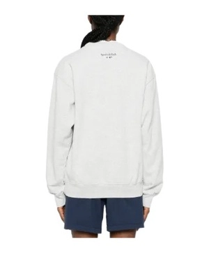SPORTY  RICH Sporty & Rich Baseball Print Sweatshirt