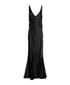 Sportmax Sleeveless V-neck Maxi Dress - Black