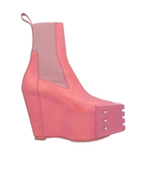 Rick Owens Casual Platform Leather Boots