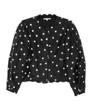 Stine Goya Quilted Dots Jacket - Black