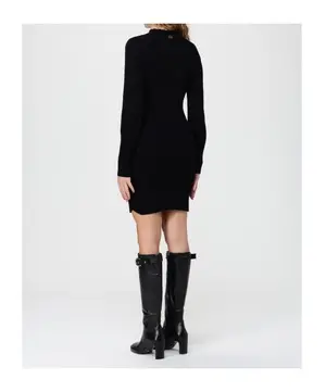 TWINSET Long-sleeved Ribbed Dress