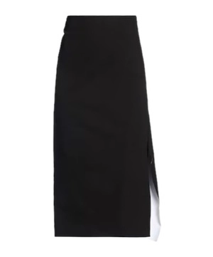 Sportmax Slim Solid Color Skirt - Black