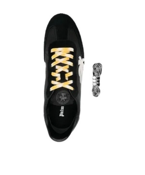 Palm Angels Pa 5 Palm-tree Leather Sneakers