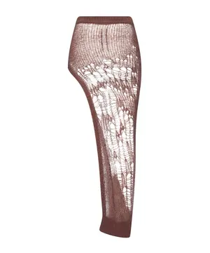 Rick Owens Solid Color Knit Skirt